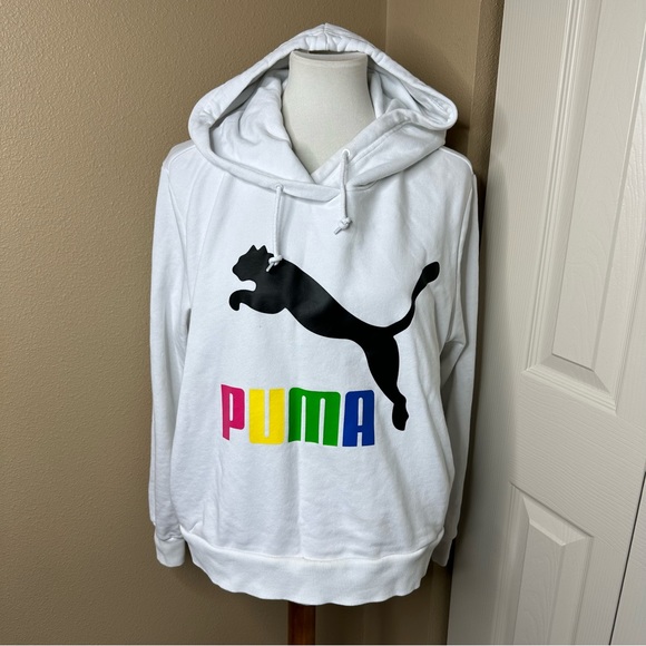 Puma | Tops | Puma Hoodie Colorful | Poshmark
